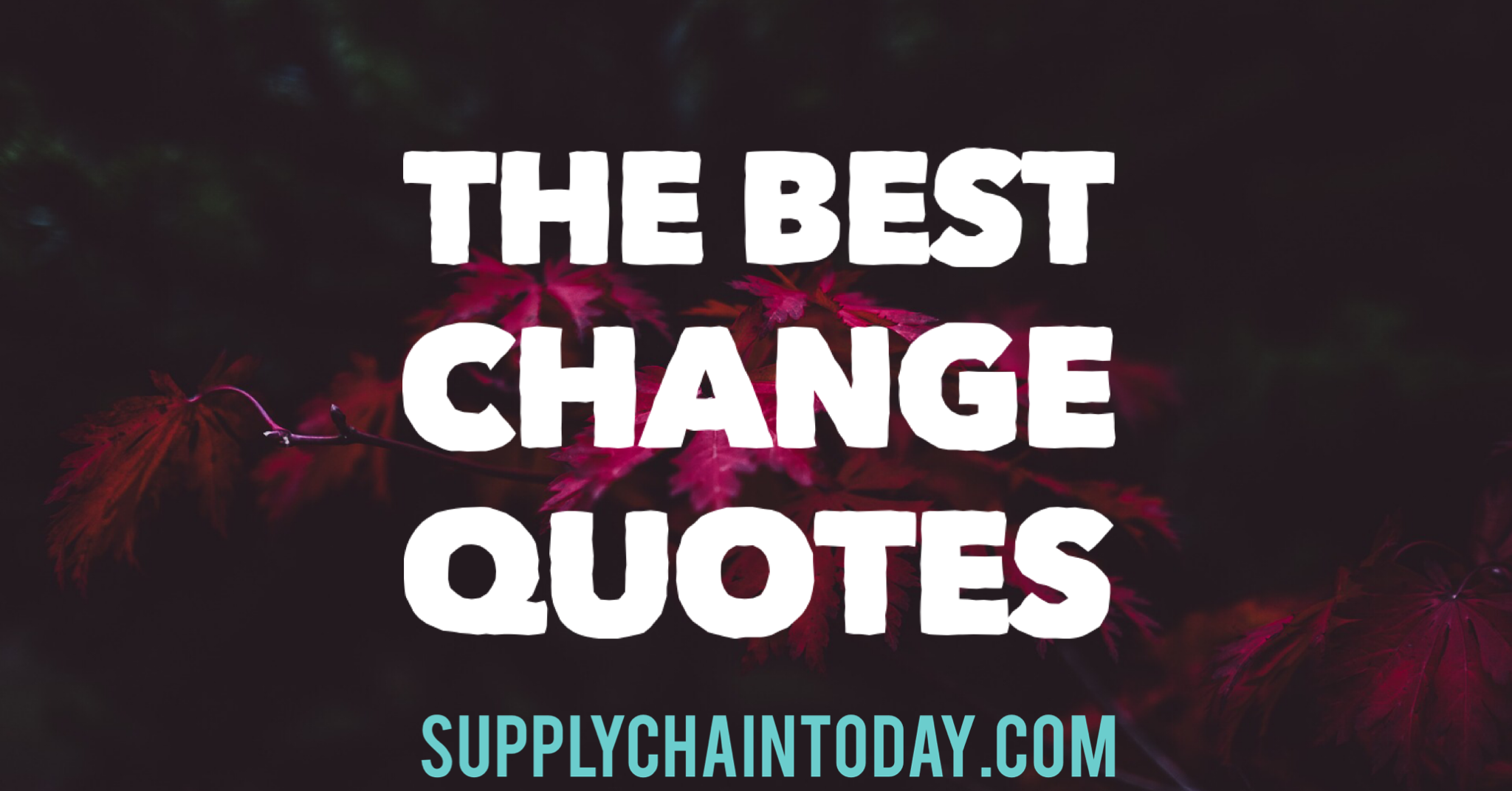 The Best Change Quotes