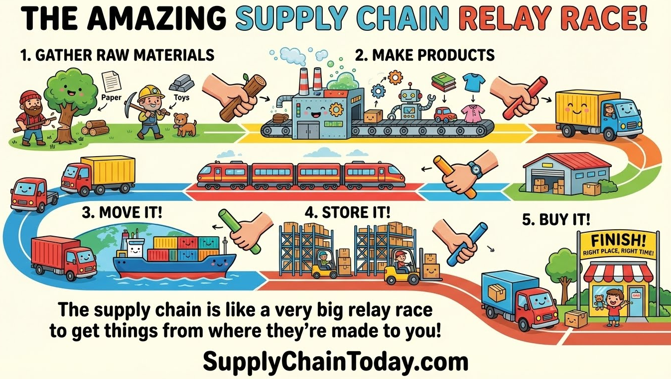 Supply Chain Basics Made Easy: A Beginner’s Guide Anyone Can Understand