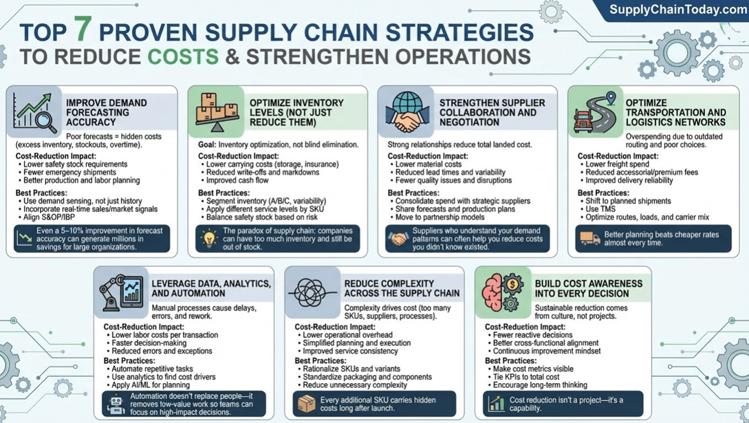 Top Supply Chain Strategies: Reducing Cost and Strengthening Operations.