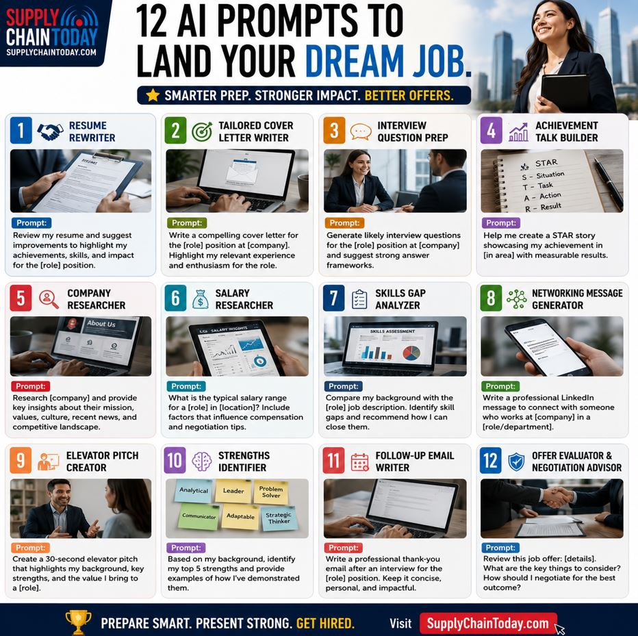 Land Your Dream Job Using These 12 Powerful AI Prompts.